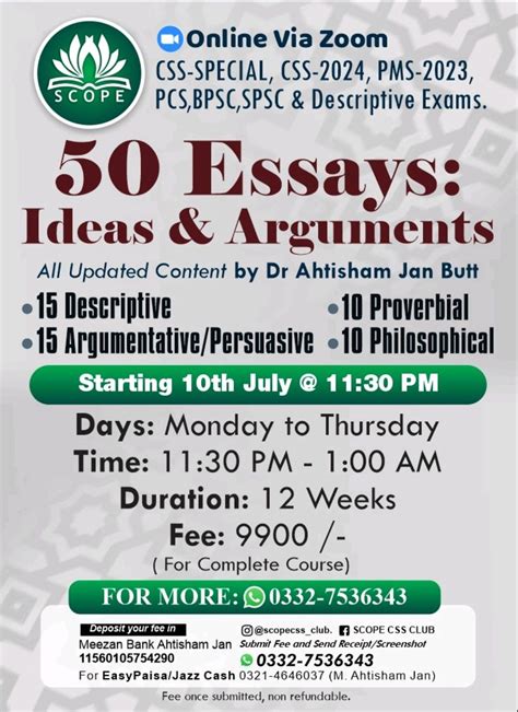 Scope Css Club On Linkedin Css Css Pms Pcs Bpsc Spsc Descriptiveexams Cssonline