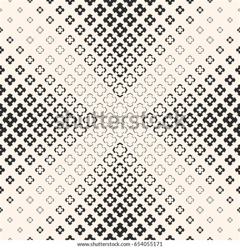 Vector Seamless Pattern Halftone Geometric Texture Stock Vector Royalty Free 654055171