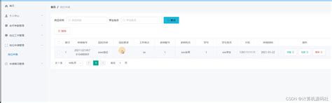 基于ssm vue大学生勤工俭学管理系统java高校勤工助学系统（源码调试 讲解 文档） 基于ssm的高校勤工助学管理系统需求说明书 csdn博客