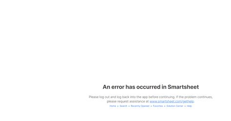 error attempting to create a sheet summary report smartsheet community