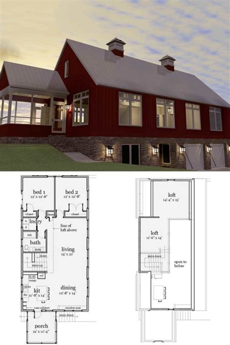 2 Story Pole Barn House Floor Plans House Floor Plans
