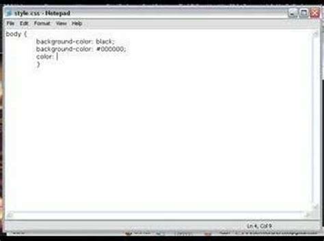 CSS Body Tutorial YouTube