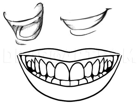 How To Draw A Smile Drawing Step By Step By Dawn Dragoart