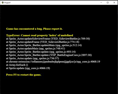 Error With Yed Sideview Actor Plugin Rpg Maker Forums