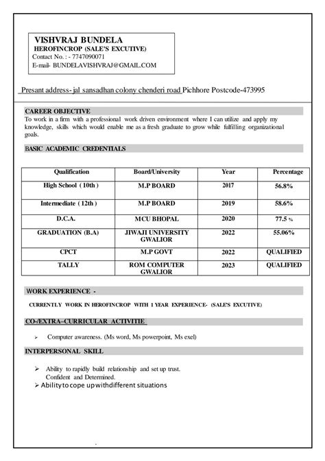 Vishvraj Bundela On Linkedin Dear Hiring Teamhr Department I Am