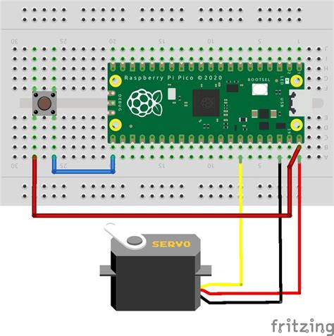 Le Servo Moteur Geekservo Avec Un Raspberry Pi Pico