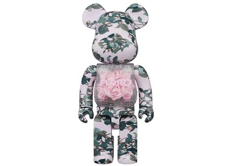 Bearbrick Flor Pink Rose 4 Us
