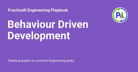 Behaviour Driven Development Practicalli Engineering Playbook