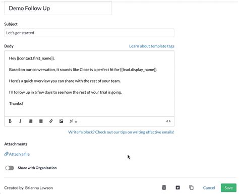 Name And Email Template PDF Template