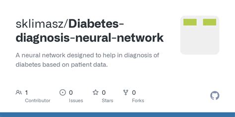 Github Sklimaszdiabetes Diagnosis Neural Network A Neural Network