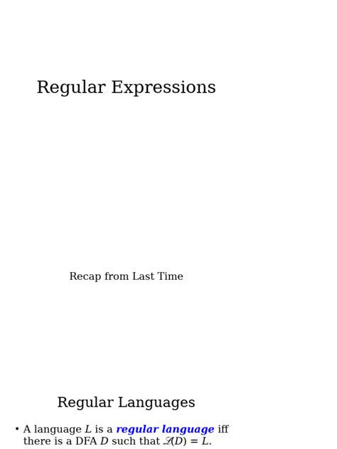 lecture slides regular expressions pdf theoretical computer science