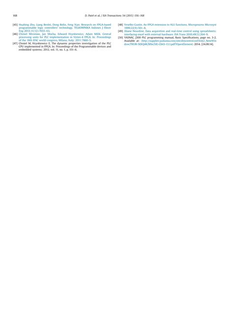 Programmable Logic Controller Performance Enhancement By Field Programmable Gate Array Based