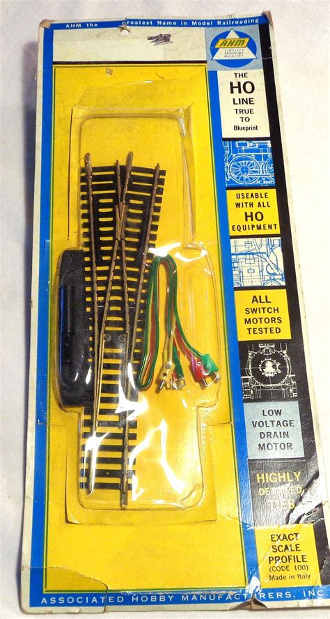 Ho Scale Ahm Wye Remote Switch Track New On Card Etsy