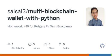 GitHub Salsal Multi Blockchain Wallet With Python Homework For Rutgers FinTech Bootcamp