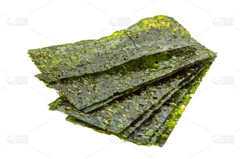 紫菜水平画幅素食日本藻类有机食品海产干的小吃海洋素材 花瓣网