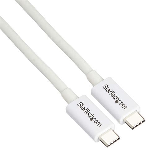 Startech Gbps Thunderbolt Cable Ft M White K Hz Certified Tb Usb C To Usb C