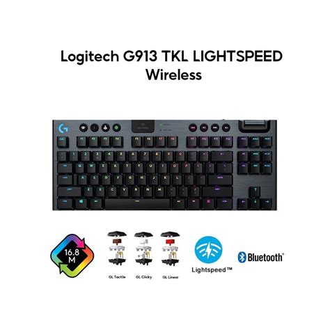 Bàn Phím Logitech G913 Tkl Lightspeed Wireless