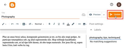 Blogger How To Label Posts Jedi Help Center