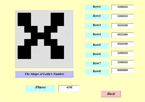 A Template For Inputting The Undistorted And Original Latin Numbers