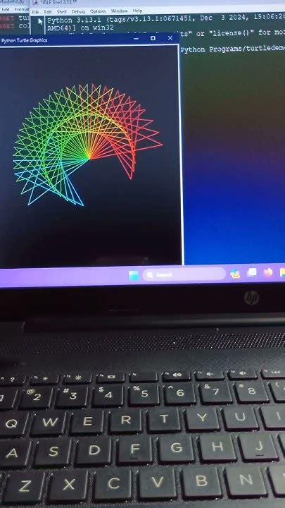 python turtle 🐢🐢 multicolor flower design turtle tutorial for