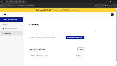 adding a payment method user flows in web apps page flows