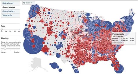 Map Collection Proportional Circle Maps