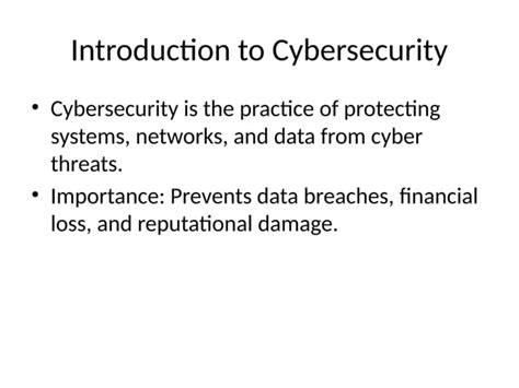 Cybersecurity Basics Explained You Pptx