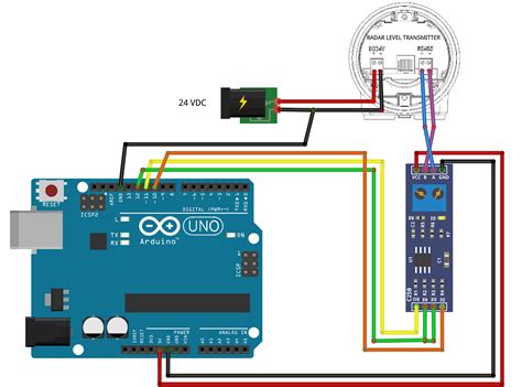 Reading Modbus Register Of A Radar Level Transmitter With MAX RS To Serial Module Using