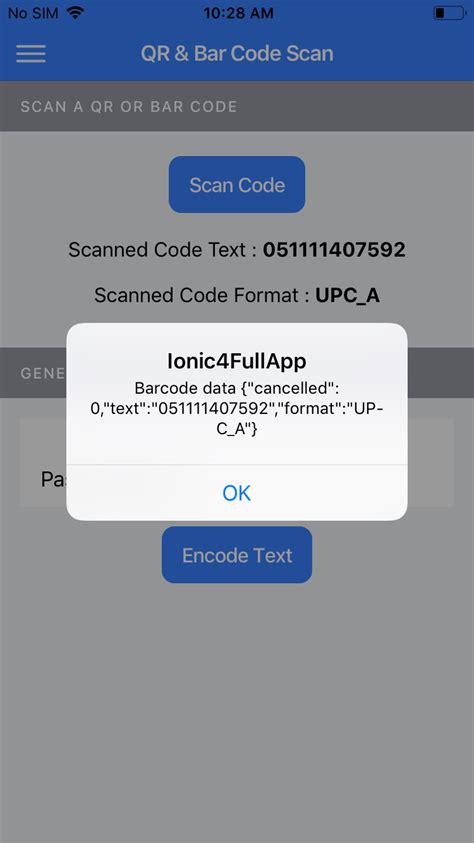 qr and barcode scanning ionic 5 full starter app