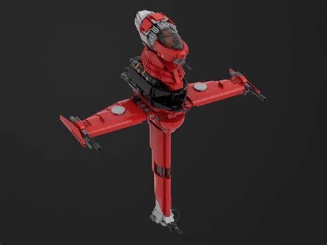Lego Moc Blade Wing B Wing Prototype By Thomin Rebrickable Build