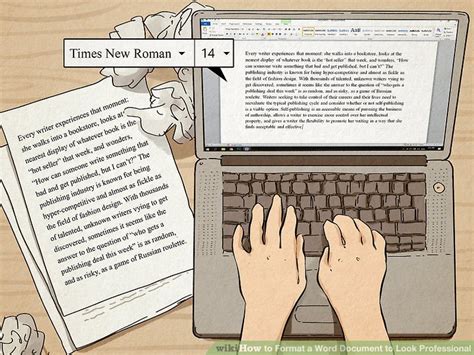 How To Format A Word Document To Look Professional 13 Steps