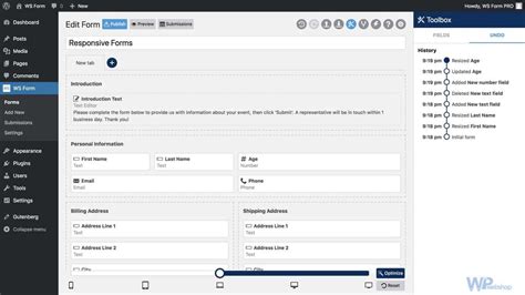 Ws Form Pro Vs Formidable Forms Form Plugin Comparison