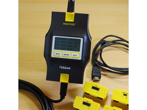 Hobbes Innotest Modularer Kabeltester Mit 4 Hdmi Modulen Secomp
