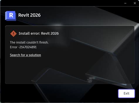 Install Error The Install Couldnt Finish Error 2147024891 When