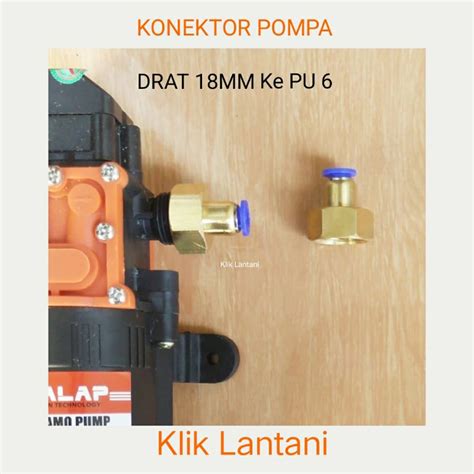 Jual Sambungan Pompa Dc Tipe Drat Ke Selang Pu 6 Konektor Dinamo Pompa Shopee Indonesia