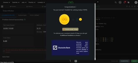 day8 geekstreak2024 21daypotdchallenge deutschebank geekforgeeks