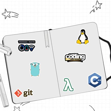 Set Of 100 Programming Stickers For Developer Includes R C Python