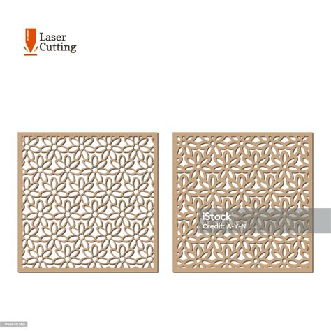 레이저 컷 꽃 패널 설정 벡터 꽃 프레임 절단 레이저 기계에 대 한 서식 파일의 컬렉션입니다 아트 실루엣 디자인입니다 사진 프레임 초대 장식의 디자인에 대 한 벡터 카드