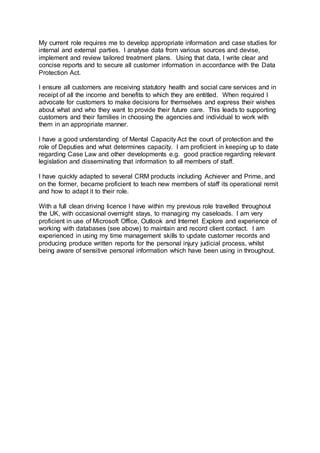 Supporting Statement Current 2 DOCX Personal Finance