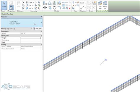 How To Create Custom Railing Profile Axoscape