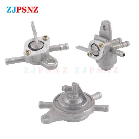 오토바이 가스 연료 탱크 스위치 콕 탭 밸브 수리 액세서리 스쿠터 연료 탭 스위치 밸브 알루미늄 펌프 Aliexpress