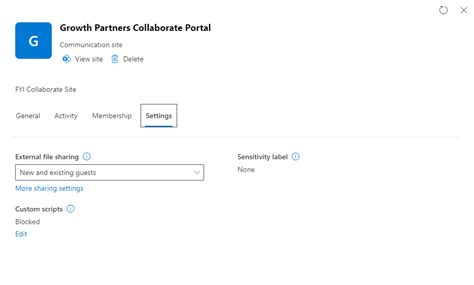 Manually Creating A Sharepoint Site For New Collaborate Fyi