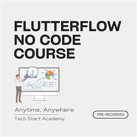 flutterflow no code course internship tech start academy