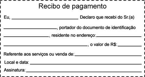 Exemplo De Recibo De Pagamento Word Novo Exemplo