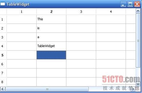 Qt 库中PyQt学习笔记之QTableWidget pyqt