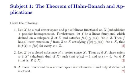 Solved Home Work 6 Functional Analysis 524 Math Chapter