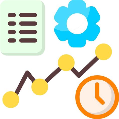 Time Series Analysis Flat Icon 66669768 Vector Art At Vecteezy