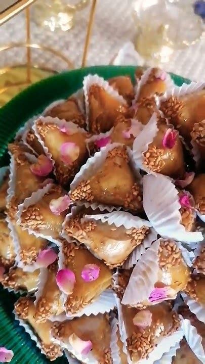 اجمل حلويات رمضان البريوات معمرين باللوز Youtube