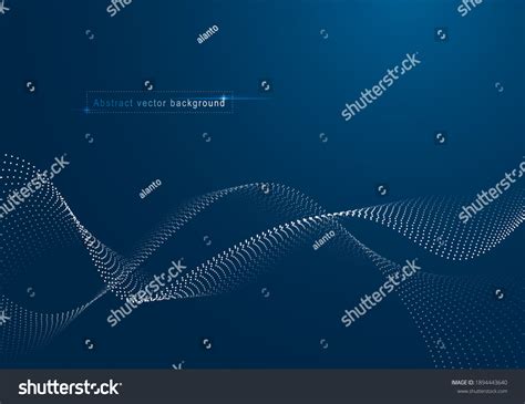Abstract Particle Background Vector Technology Illustration Stock Vector Royalty Free