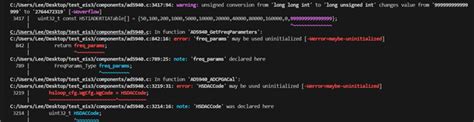 freq params and hsdaccode may be used uninitialized qanda precision